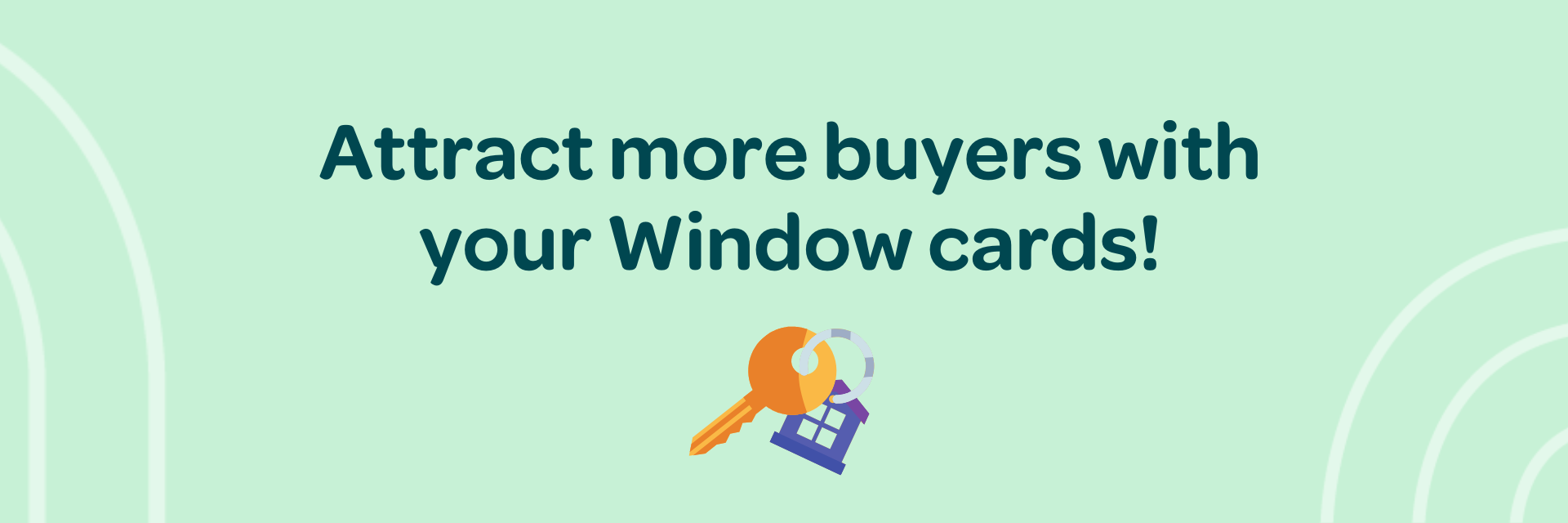 Boost Your Attractiveness with Impactful Real Estate Window Cards!